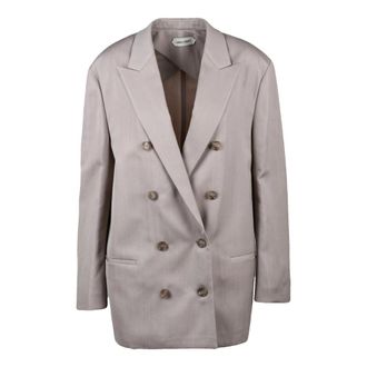 Alberta Ferretti Zweireihiger Oversized-Blazer - - Jackets - Damen - Rosa - XS