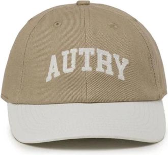 Autry unisex, Accessoires, Beige, Taille: ONE Size Casquette de baseball avec logo brod&eacute;