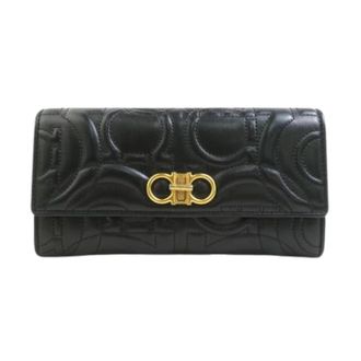 Ferragamo Pre-owned Long wallet (bi-fold) - - Pre-owned - Damen - Schwarzk - ONE SIZE
