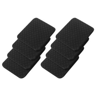 SOLUSTRE 8 St&uuml;ck Teiliges Rutschfestes Laufbandmatten Doppelseitigem Silikon Vibrationsd&auml;mpfende Antivibrationsmatten f&uuml;r Fitnessger&auml;te Ger&auml;uschreduzierende Un