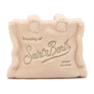 MC2 Saint Barth Sac Colette Teddy - Femme - Sacs - Blanc - Taille: ONE Size