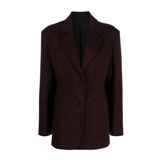 Lanvin Taillierter- einreihiger Blazer - - Jackets - Damen - Rosa - XS