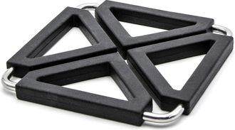 My Home Multifunktionale Silikon Untersetzer (schwarz)