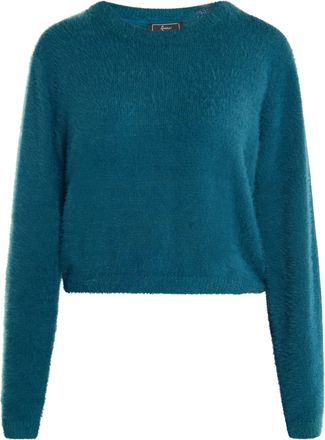 Faina Strickpullover Damen Smaragdgr&uuml;n