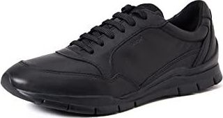 Geox Femme D Sukie A Sneakers, Black, 39 EU