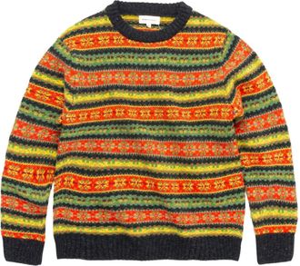 Nicholas Daley crew-neck sweater - Orange