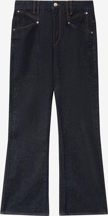 Isabel Marant Pantalon Belvia - Femme - Fonc&eacute; Nuit - Taille 32 - Isabel Marant