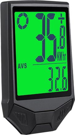 Cabilock Kabelloser Fahrradcomputer mit LCD Display und Hintergrundbeleuchtet Kabelloser Geschwindigkeits Kilometerzähler Stoßfestes Abs Material für Mountainb