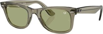 Ray-Ban unisex, Accessoires, Vert, Taille: 50 MM Wayfarer Lunettes de soleil