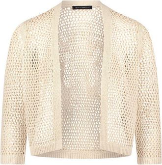Betty Barclay Strickjacke Damen mit Lochmuster (1-tlg)