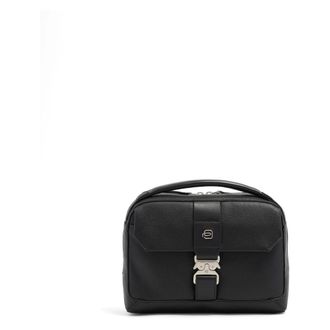 Piquadro Umh&auml;ngetasche aus Leder mit gepolstertem Handyfach - - Bags - Herren - Schwarzk - ONE SIZE