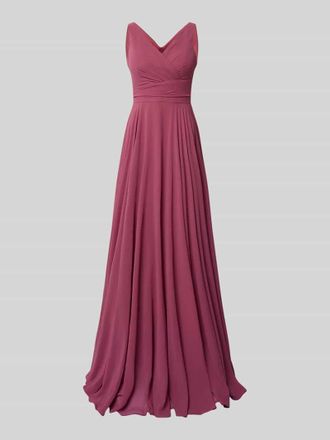 Troyden Collection Abendkleid mit V-Ausschnitt