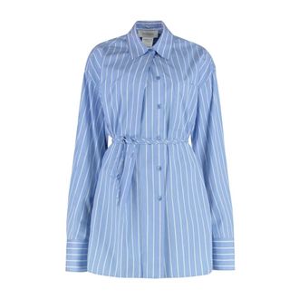 Sportmax Firma Hemdblusenkleid - - Blouses & Shirts - Damen - Blau - XS