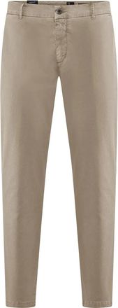 Bomboogie Homme, Pantalons, Beige, Taille: W36 Pantalon Chino en Gabardine avec Micro Imprim&eacute;