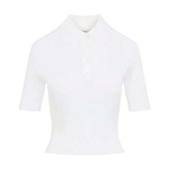 Givenchy Elfenbein Strick Polo - - Tops - Damen - Wei&szlig; - S