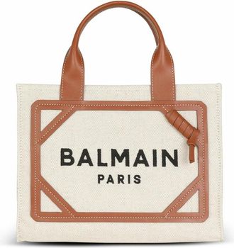 Balmain B-Army Small Tote Bag - - Bags - Damen - Beige - ONE SIZE