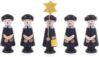 Rudolphs Schatzkiste Miniaturen Kurrendefiguren(5) H&ouml;he 3,5cm NEU Holzfiguren Weihnachtsfiguren