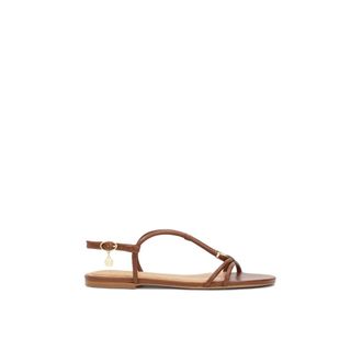 Kazar Braune flache Sandalen aus Vollleder - - Shoes - Damen - Braun - 37 EU