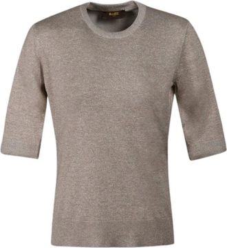 Moorer Femme, Pulls, Beige, Taille: 32 FR Arlette-Flx