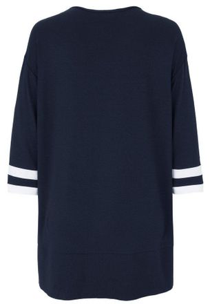 Doris Streich T-Shirt mit Kontrasteinsatz