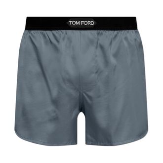 Tom Ford Seiden-Lingerie-Shorts - - Underwear - Herren - Grau - S