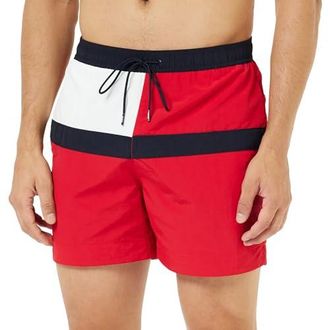 Tommy Hilfiger Short de Bain Homme Medium Drawstring Mi-Long, Rouge (Primary Red), XXL