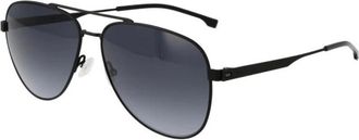 HUGO BOSS Homme, Accessoires, Noir, Taille: 60 MM Gradient Blue Aviator Lunettes de soleil