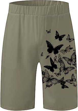 Generic Short d&eacute;t&eacute; d&eacute;contract&eacute; pour homme avec poches - Taille &eacute;lastique et poches - Pour la plage, les vacances, lentra&icirc;nement, le yoga, la gym - Noir, Jn, X
