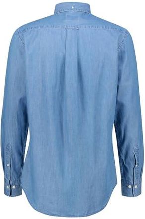 GANT Reg Indigo BD Chemise, Bleu Semi-Clair, 3XL Hommes