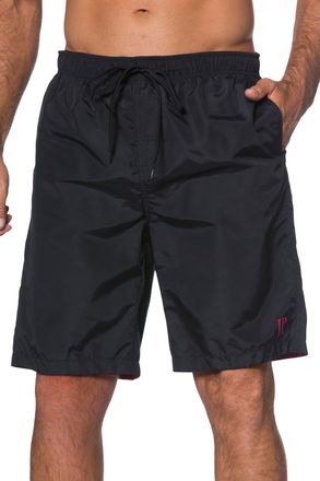 JP1880 Herren große Größen Menswear L-8XL bis 7XL, Badehose, Innenslip, Elastikbund, schnell trocknend, Knielang, schwarz 5XL 702526130-5XL