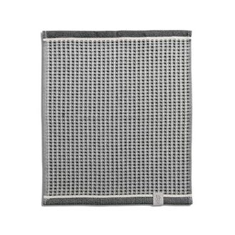 Möve New Heritage Waffelpiquée Seiftuch 30 x 30 cm aus 100% Baumwolle, Black/Nature
