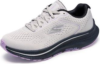 Skechers Baskets Go Run Consistent 2.0 Mile pour Femme, Gris Clair/Noir, 38.5 EU