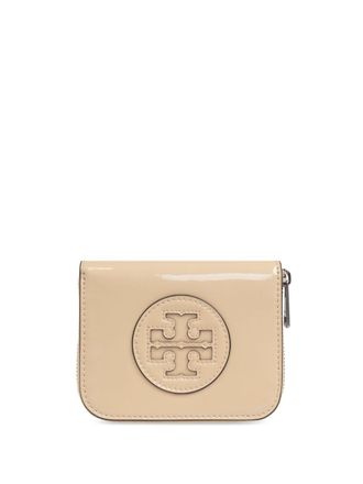 Tory Burch portefeuille &agrave; patch logo - Tons neutres