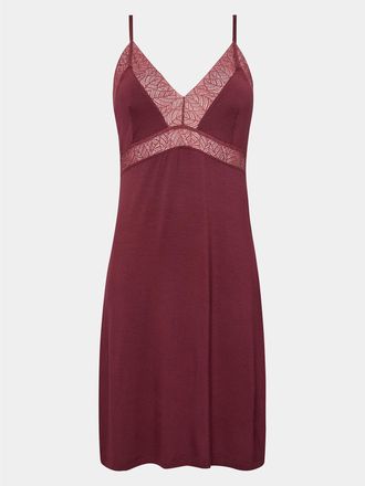 Chantelle Nachthemd Jazz FNA540 Dunkelrot Regular Fit