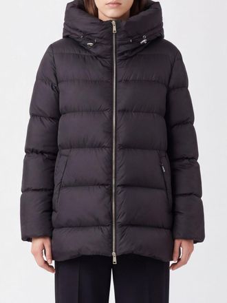 Add Kurze wasserabweisende Polyester-Daunenjacke von mit Kapuze und hohem Kragen