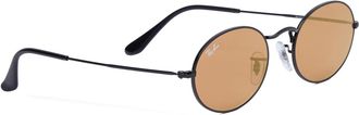 Ray-Ban Sonnenbrillen Ray-Ban Oval Flat Lenses 0RB3547N Schwarz