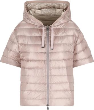 Herno Femme, Vestes, Rose, Taille: 36 FR Veste matelass&eacute;e &agrave; manches courtes