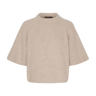 BTF-CPH Btfcph - Pull Cachemire Lapin Col Rond - Femme - Pulls - Beige - Taille: 40 FR