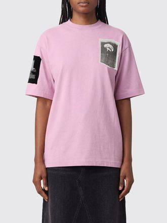 Balenciaga Relaxed Fit T-Shirt aus Baumwolle mit kontrastierendem Grafik-Print