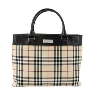 Burberry Pre-owned Vintage Tote Bag - Femme - Pre-owned - Beige - Taille: ONE Size
