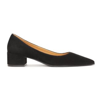 Kazar Schwarze Wildleder-Pumps mit niedrigem Absatz - - Shoes - Damen - Schwarzk - 38 EU