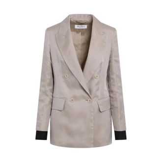 Max Mara Mxsfeltro Jacke - - Jackets - Damen - Beige - L