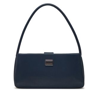 Tommy Jeans Handtasche Tommy Jeans Tjw American Cool Shoulder Bag AW0AW17295 Dunkelblau