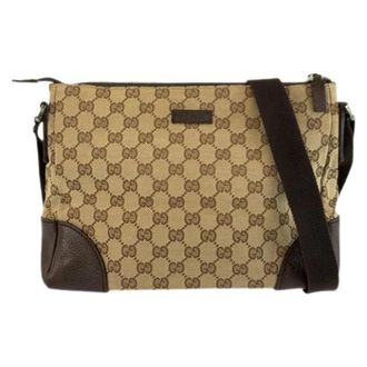 Gucci Sac bandouli&egrave;re en toile GG Pre-owned - Femme - Pre-owned - Beige - Taille: ONE Size