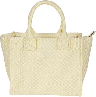 Pinko Pinko, Femme, Sacs, Jaune, Taille: ONE Size Beach Shopper Bag