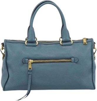 Prada Sac &agrave; main en m&eacute;tal pr&eacute;-poss&eacute;d&eacute; - Femme - Pre-owned - Bleu - Taille: ONE Size