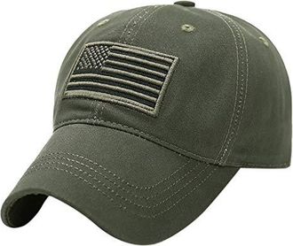 Generic Casquette de baseball - Motif drapeau de larm&eacute;e - Camouflage - Casquette de baseball - Drapeau am&eacute;ricain - Casquette de baseball, Army Grenn-b, taille