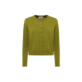Alpha Studio Rebecca Cropped Retro - - Knitwear - Damen - Gr&uuml;n - XL