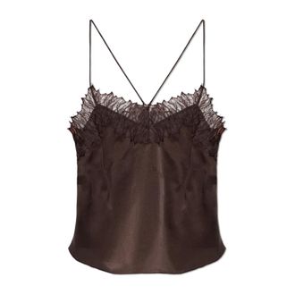 Iro Iro, Femme, Tops, Brun, Taille: 38 FR Newin Silk Top