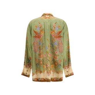 Zimmermann Womens Multicolor Silk Pattern Shirt